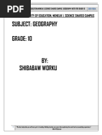 Geography Module Course Outline: Pre-University Remedial Program For ...
