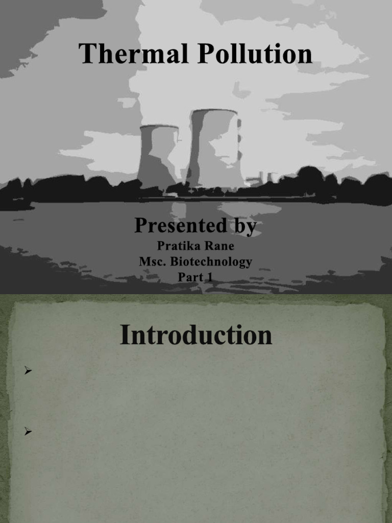 Thermal Pollution | PDF