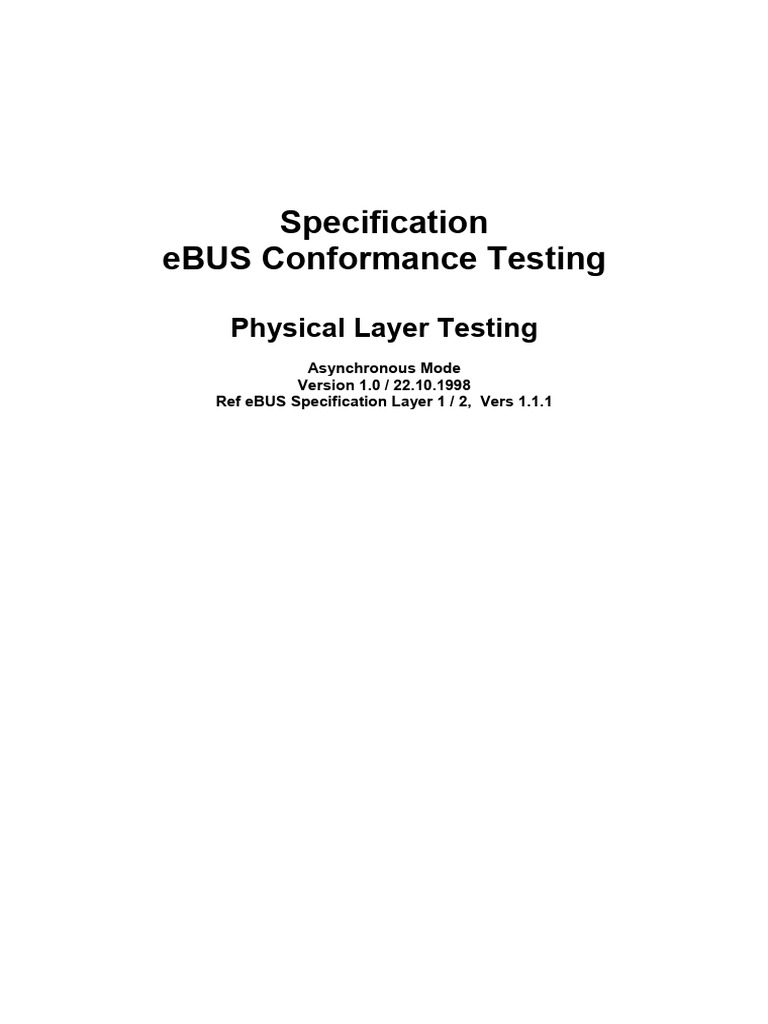Spec_Test_1_V1_1_1 | PDF | Voltage | Electrical Network
