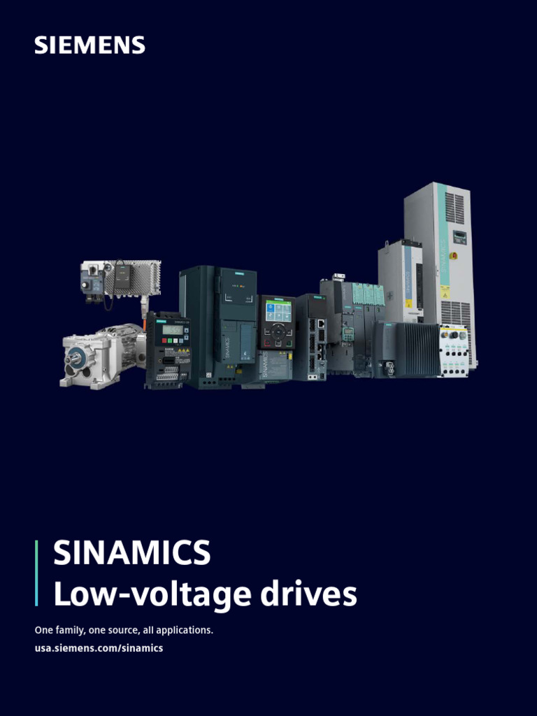 Sinamics LV Drives Family Brochure | PDF | Cloud Computing | Engineering