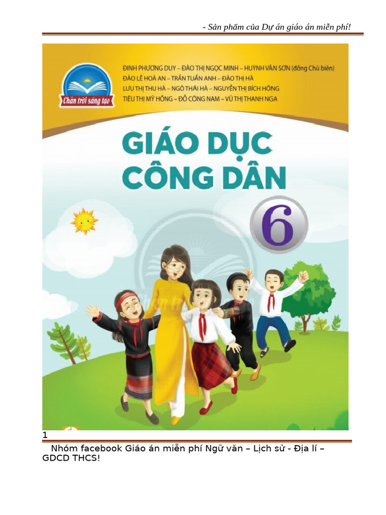 KHBD (Bài 6-12) GDCD 6- BỘ CTST-Chuẩn | PDF