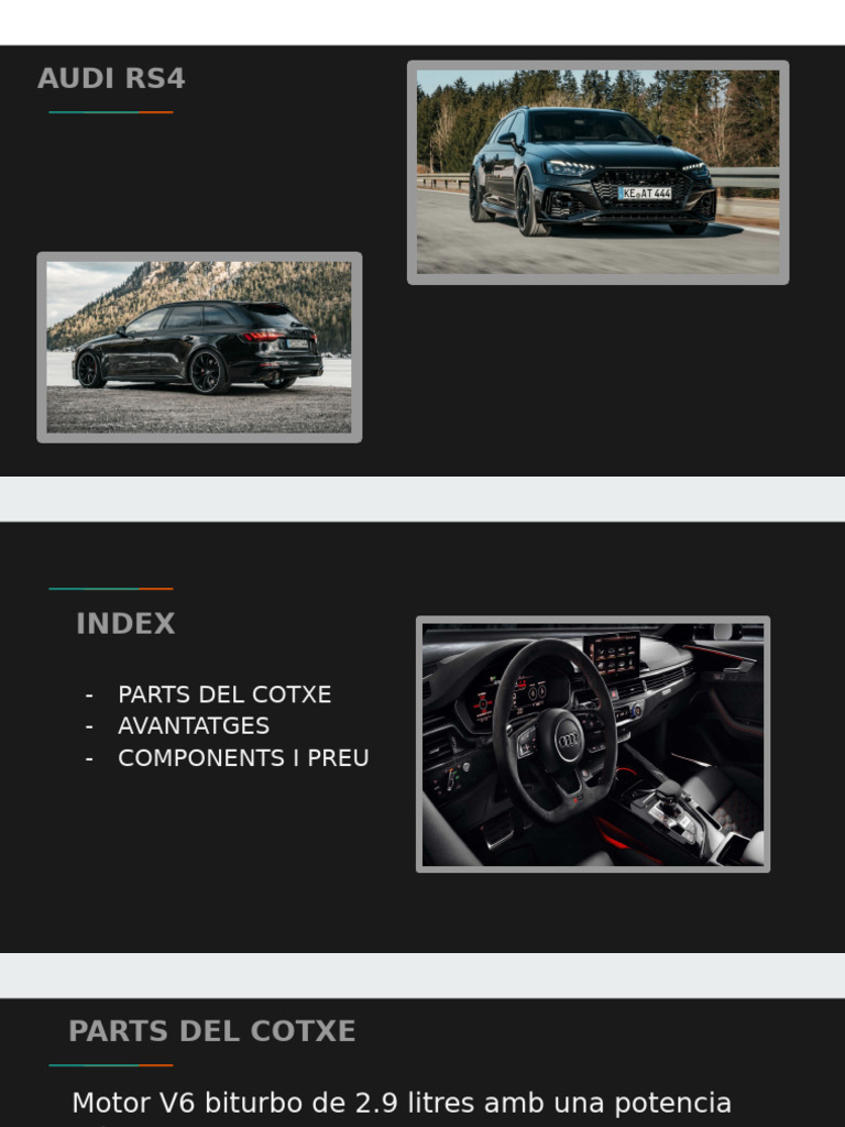 Audi rs4 | PDF