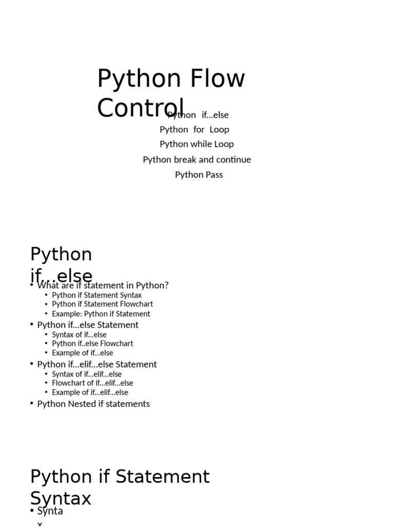 If-else - loop ppt | PDF | Control Flow | Python (Programming Language)