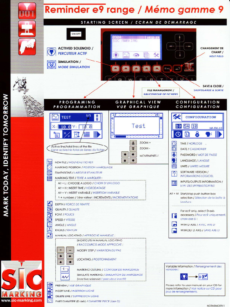 MAnual Marcare SIC E9 | PDF