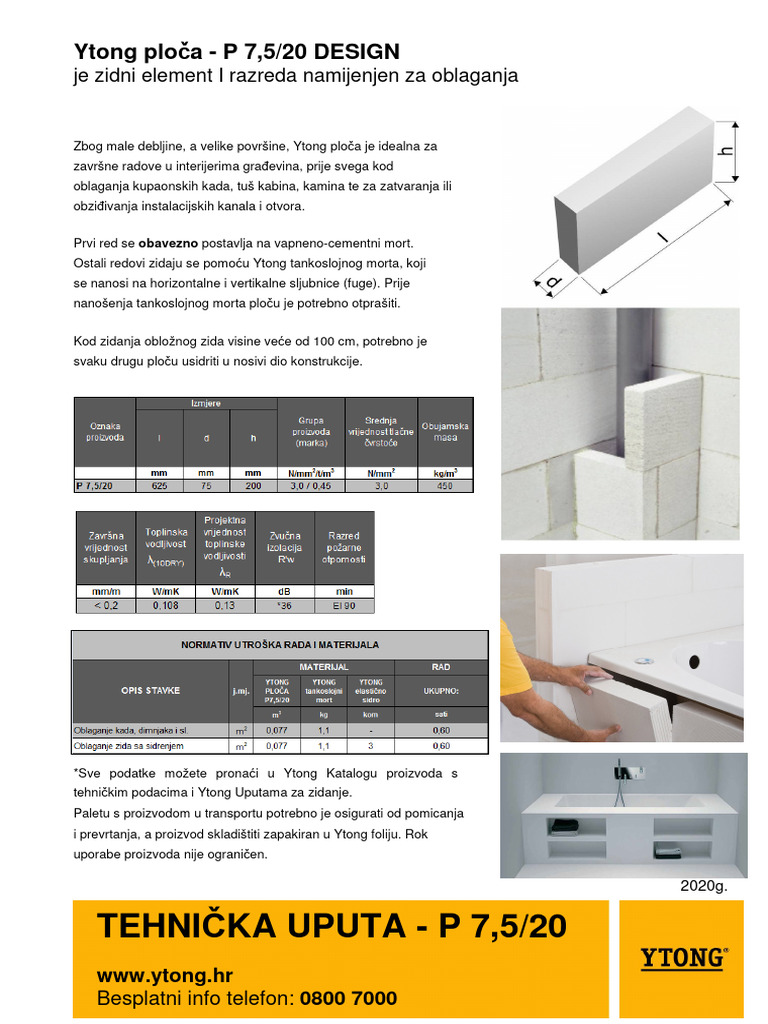 YTONG-Tehnicke-upute-2021-2 | PDF