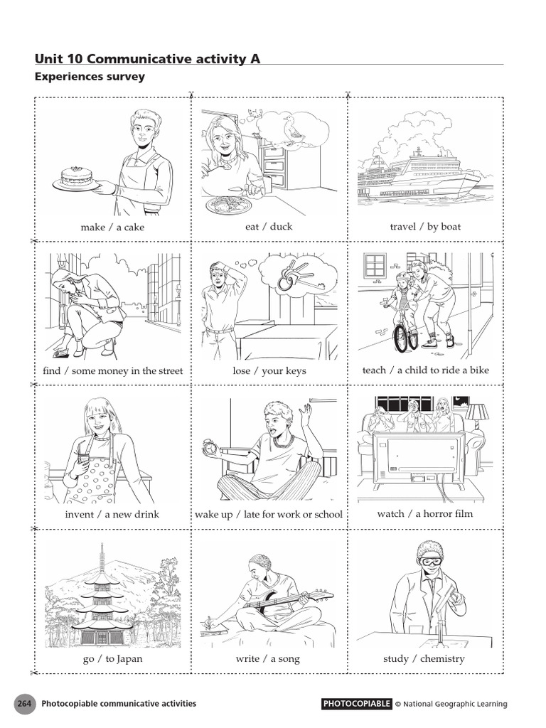 Elementary - Unit 10 - Communicative Activity A | PDF