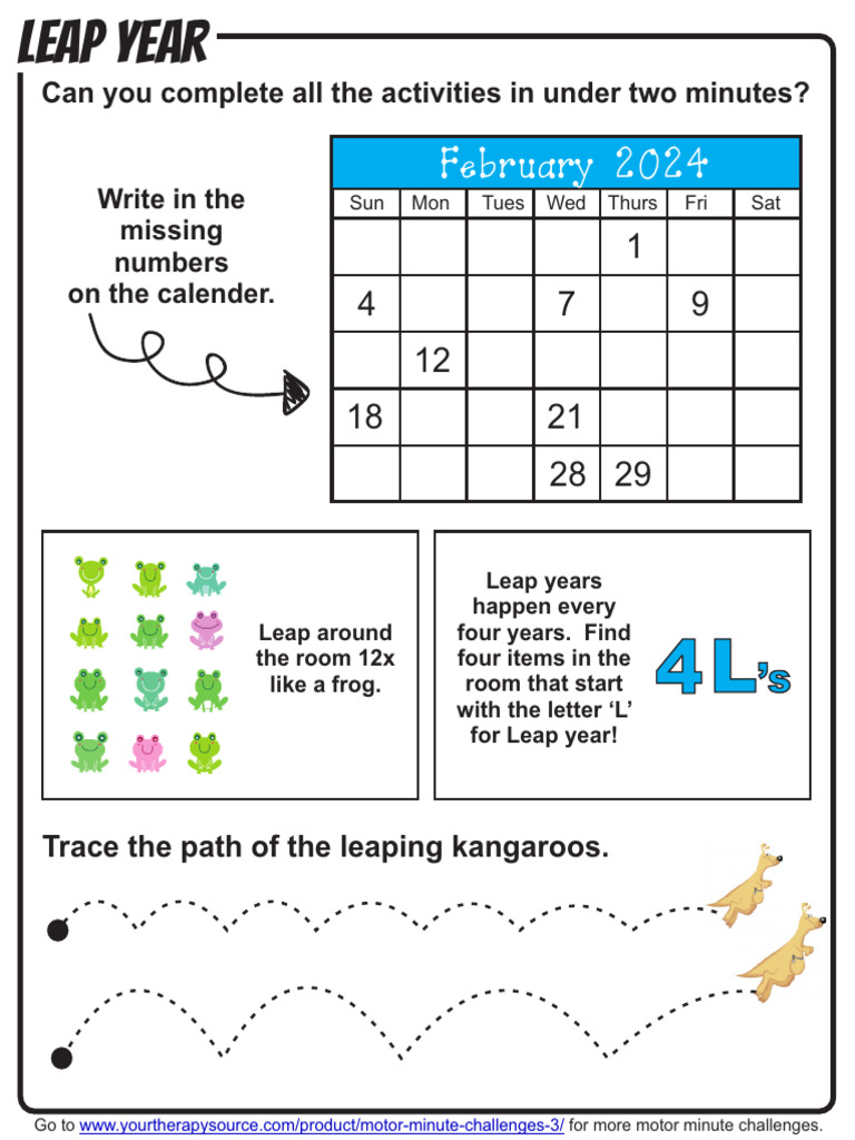 Motor Minute Leap Year | PDF