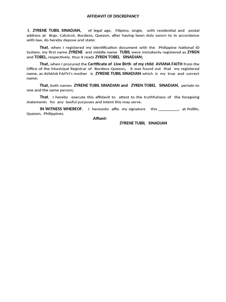 Aff of Disc Zyrene | PDF