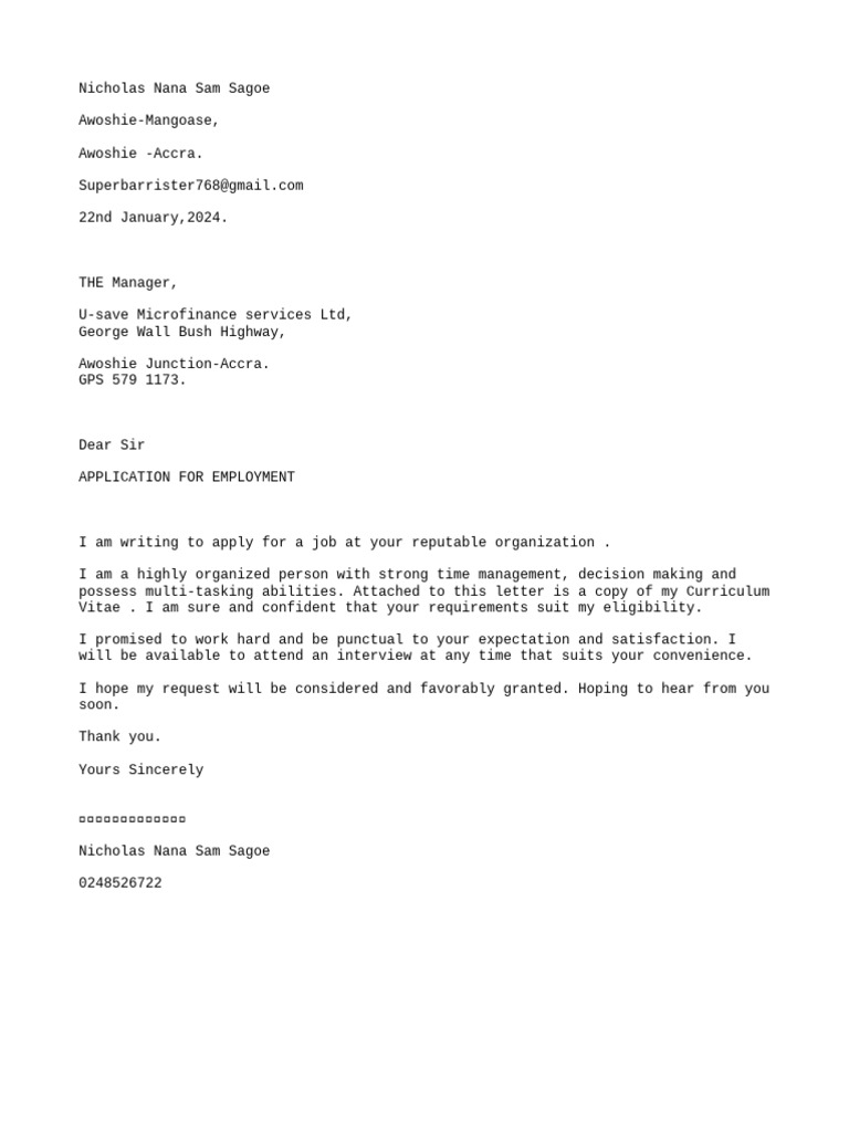 Sagoe 1 | PDF | Career & Growth