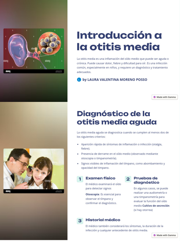 Introduccion A La Otitis Media | PDF