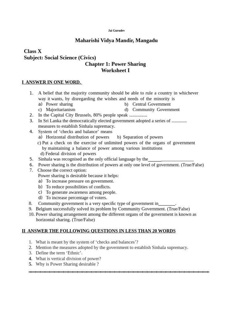 Portfolio Worksheet | PDF