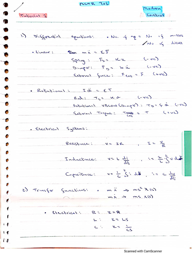 MCTR 702 Tutorial Notes (JK) | PDF
