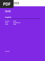 Specification Accredited A Level Gce English Literature h472 | PDF ...