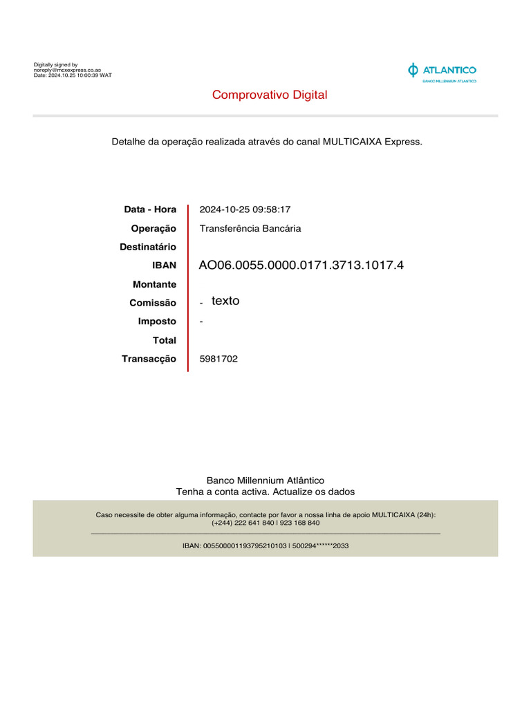 A Comprovativo | PDF