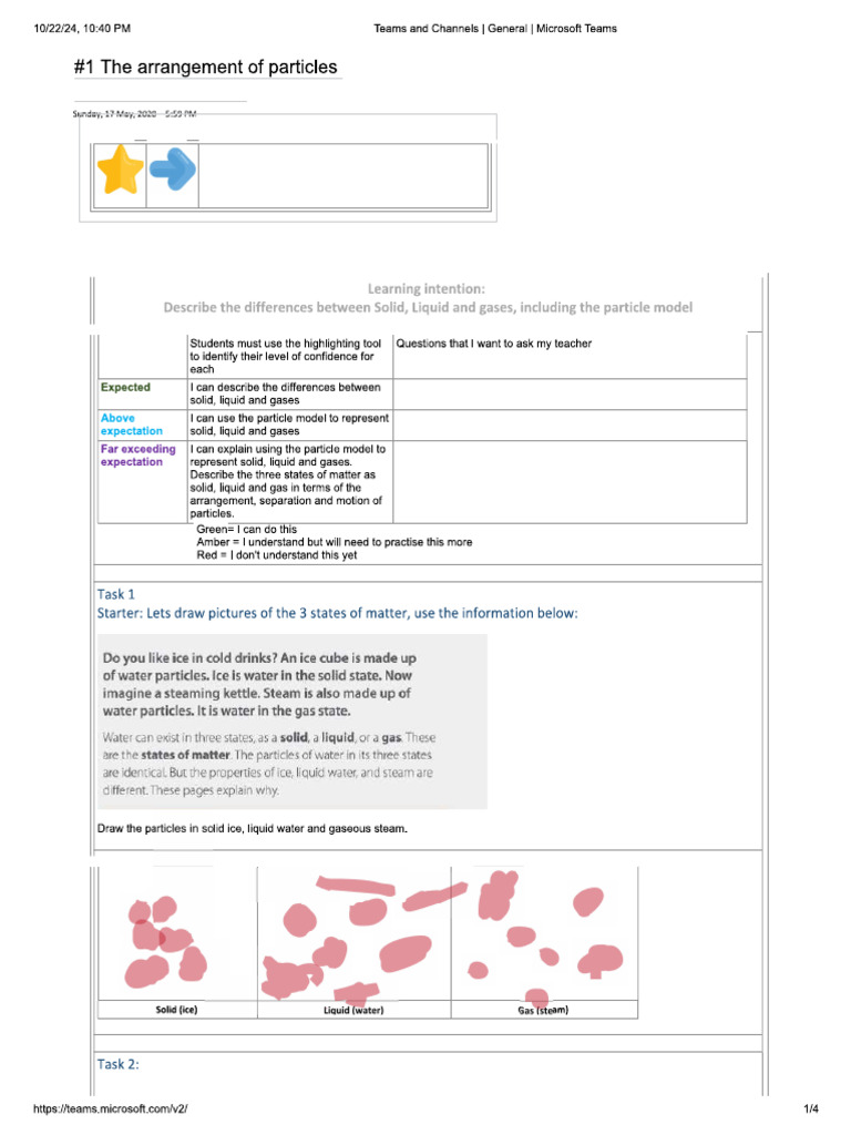 #1 the Arrangement of Particles | PDF