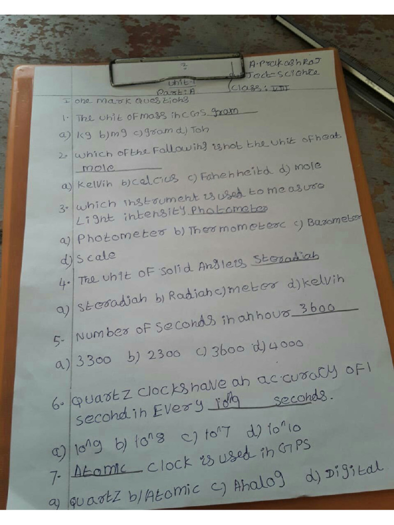 Science Assignment | PDF