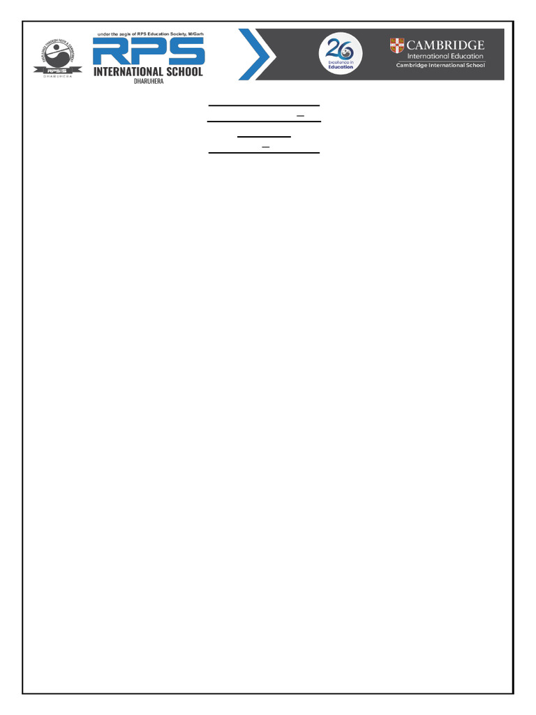 Sample Paper III Grade i Edited | PDF