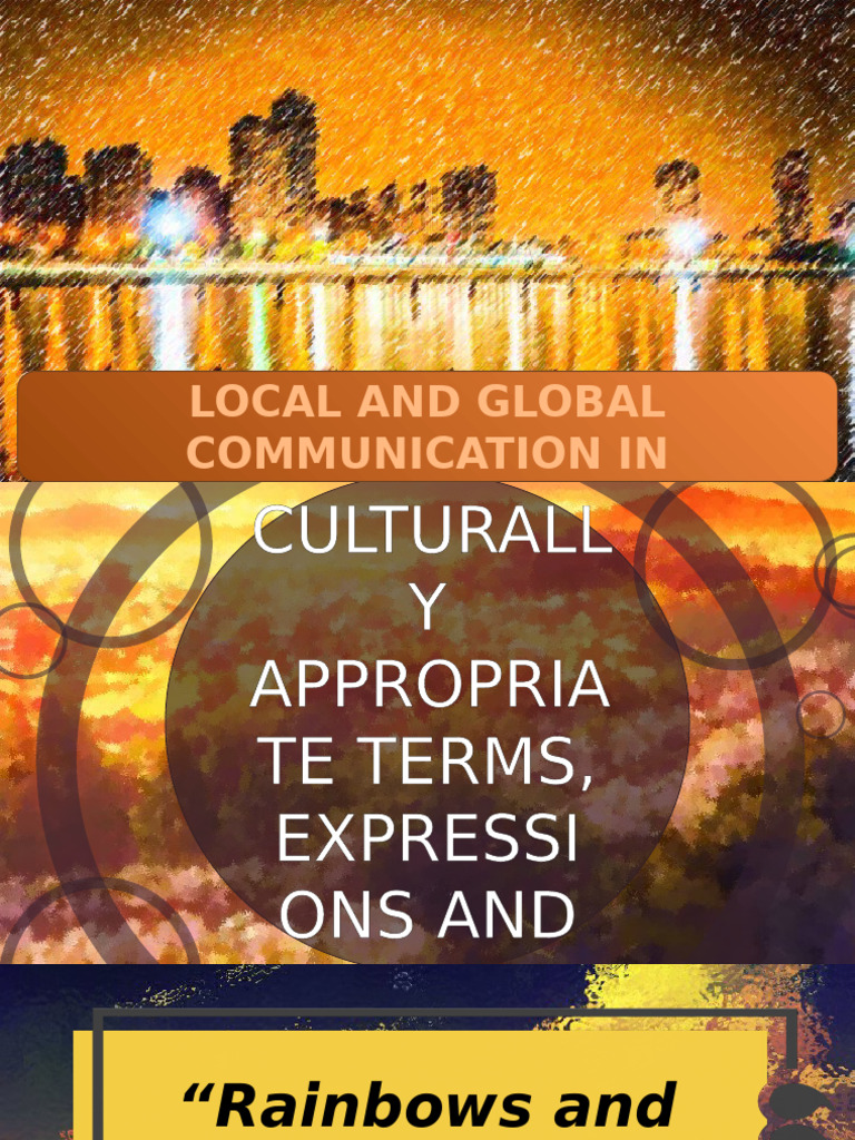Chapter 3 - LOCAL AND GLOBAL COMMUNICATION IN MULTICULTURAL SETTINGS ...