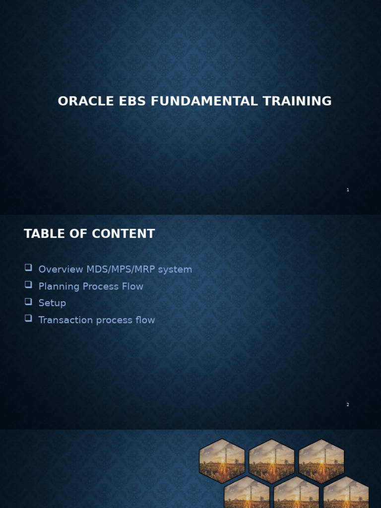 Oracle Ebs Fundamental Training - Session 10 | PDF | Supply Chain ...