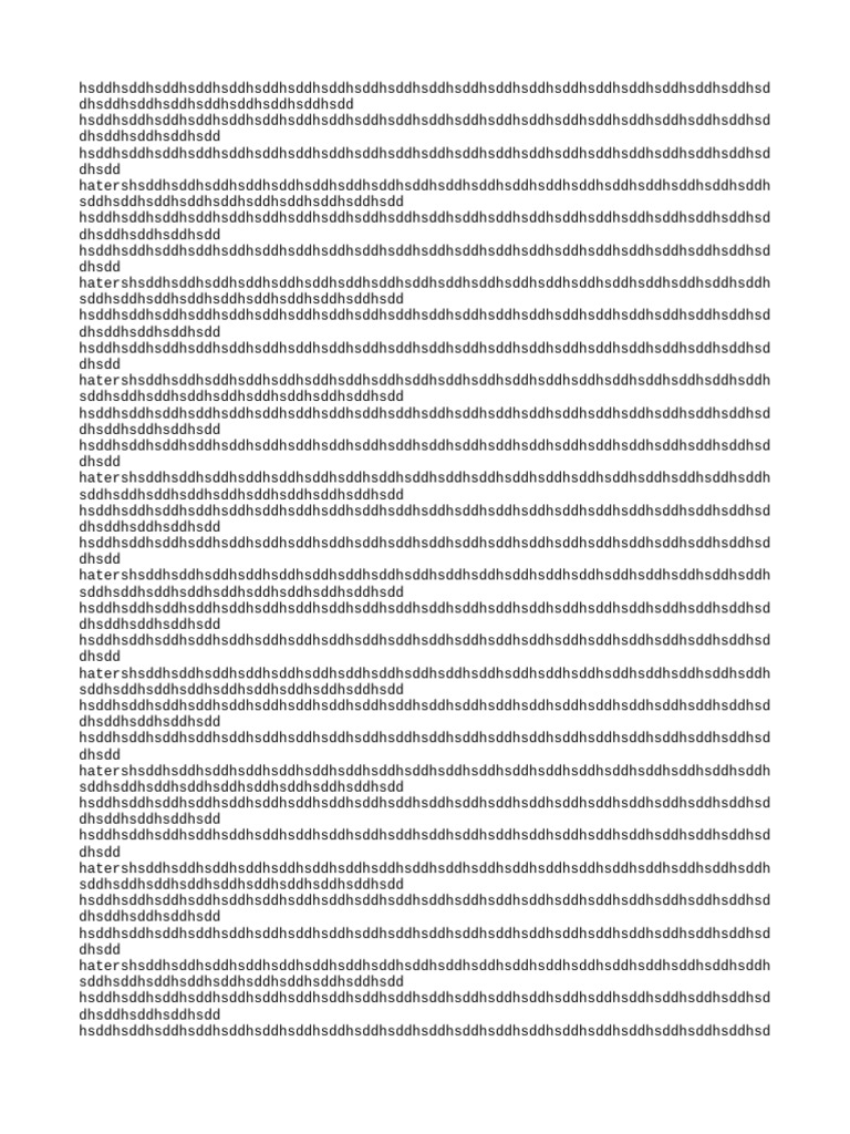 Repeated Word "Haters" Analysis | PDF