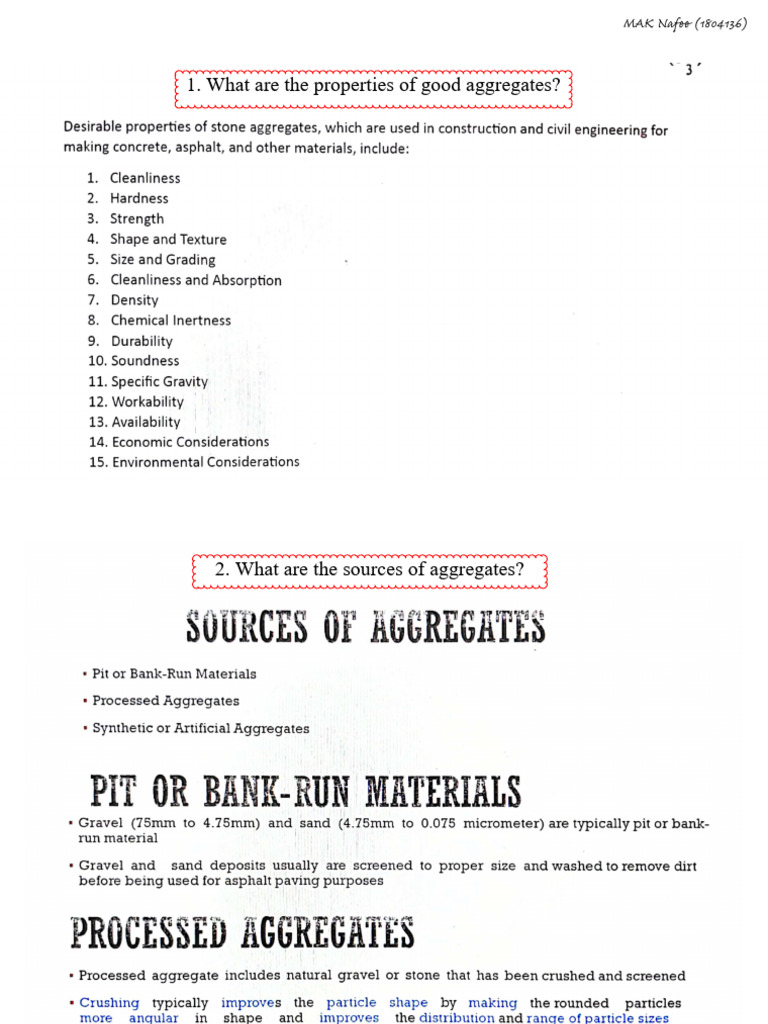 Aggregates | PDF | Technology & Engineering