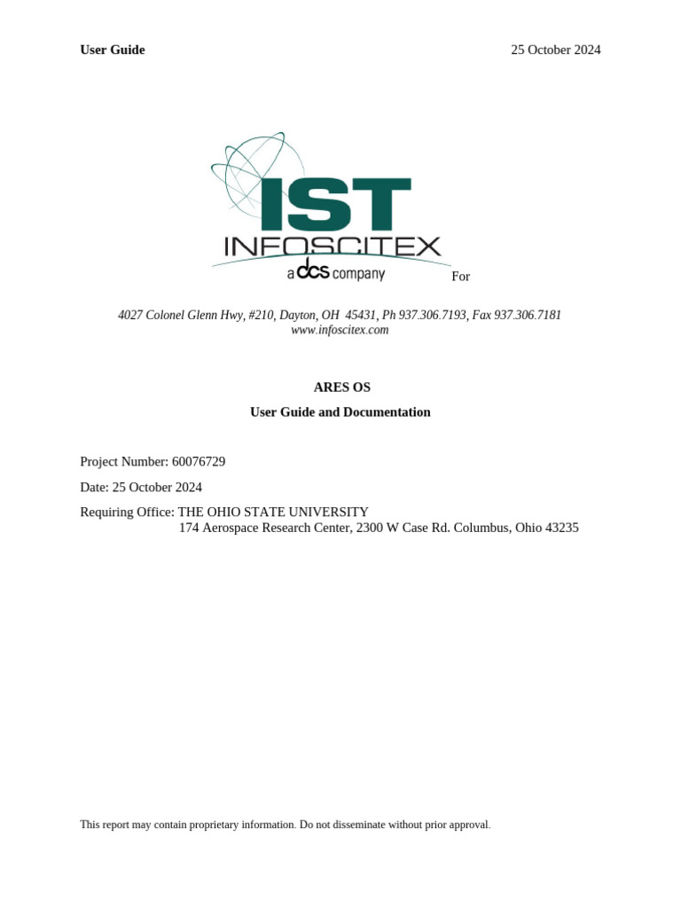 ARES OS User Guide & Documentation | PDF | Microsoft Excel | Comma ...