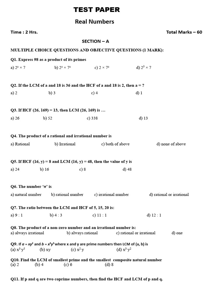 Real Numbers | PDF | Numbers | Number Theory