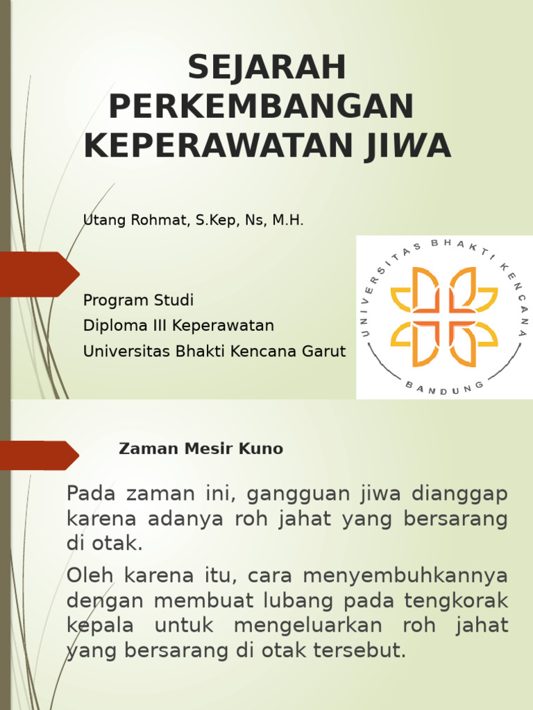 SEJARAH, PARADIGMA & Palsafah Kep Jiwa | PDF