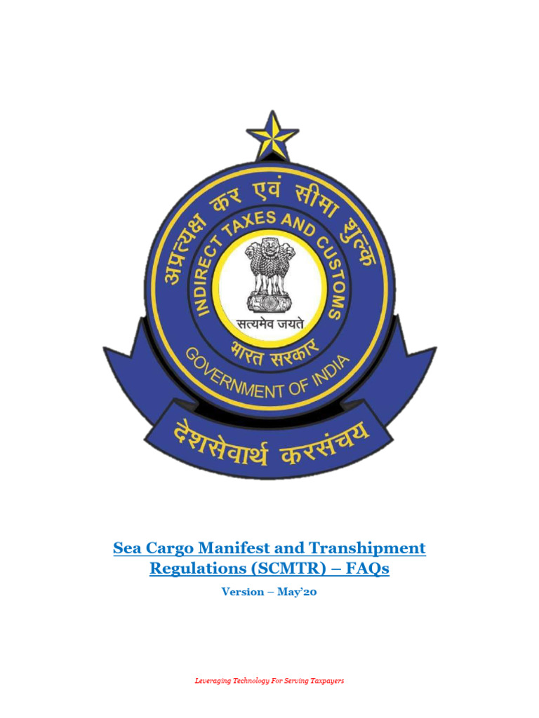 SCMTR Registration Process Explained | PDF | Bill Of Lading | Cargo