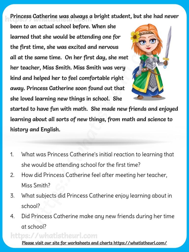 Princess-Catherine-Reading-comprehension | PDF