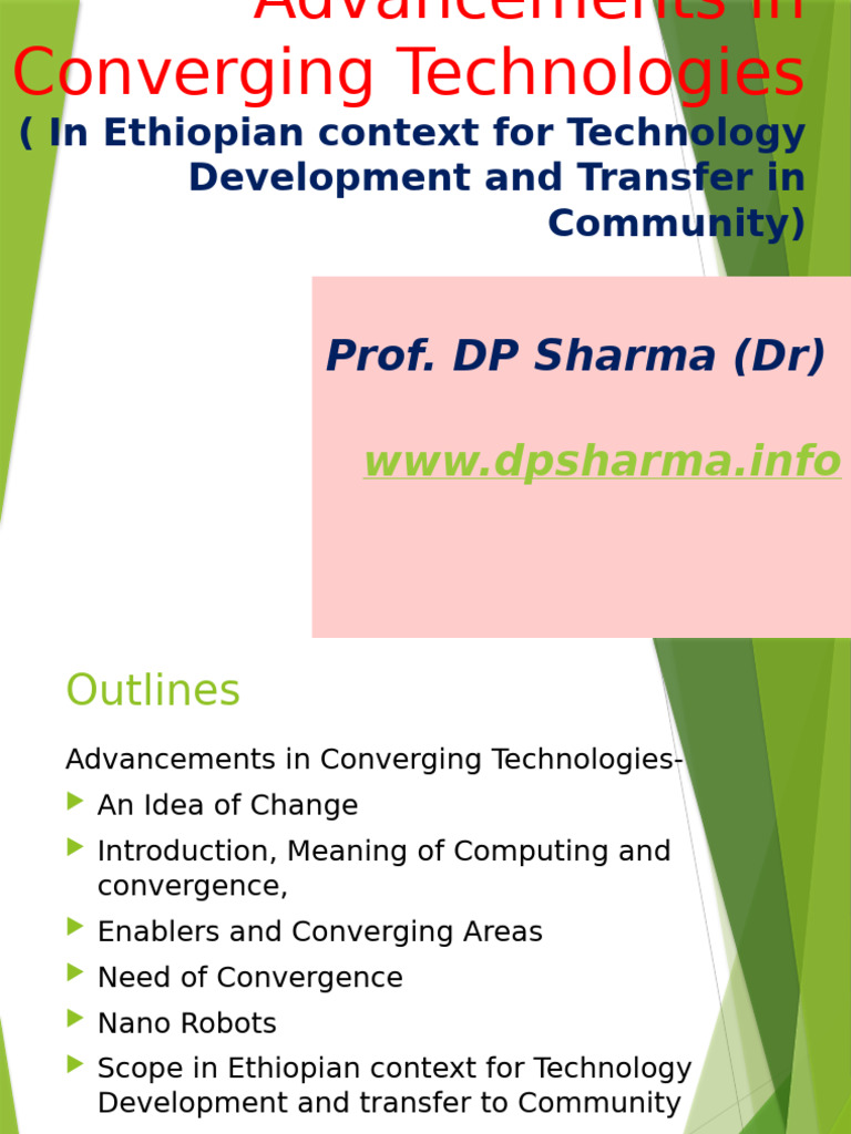 Ethiopian Tech Convergence Advances | PDF | Carbon Nanotube ...