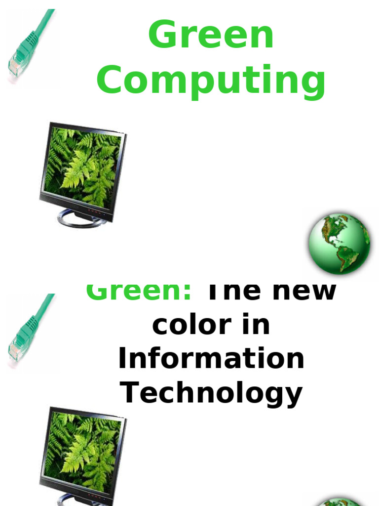 Green Computing: Eco-Friendly IT Practices | PDF | Computer Hardware | Electronic Waste