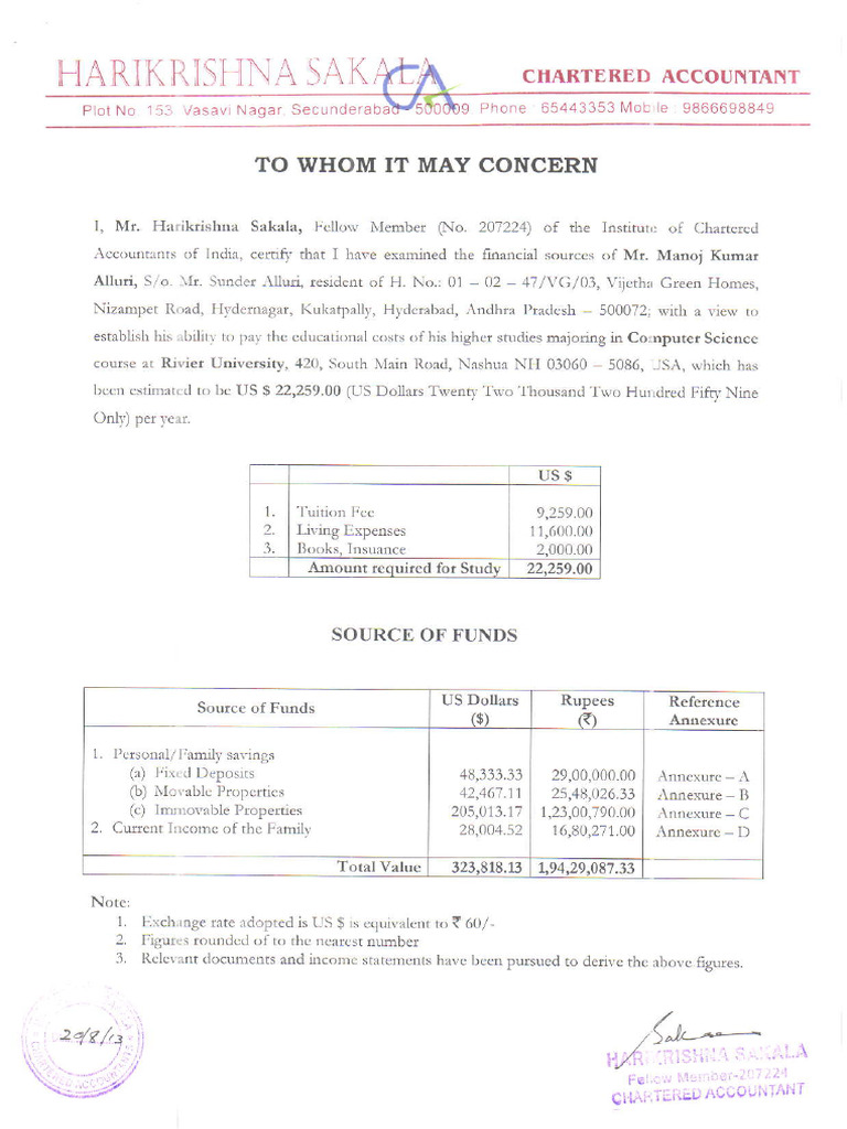 Sample CA | PDF