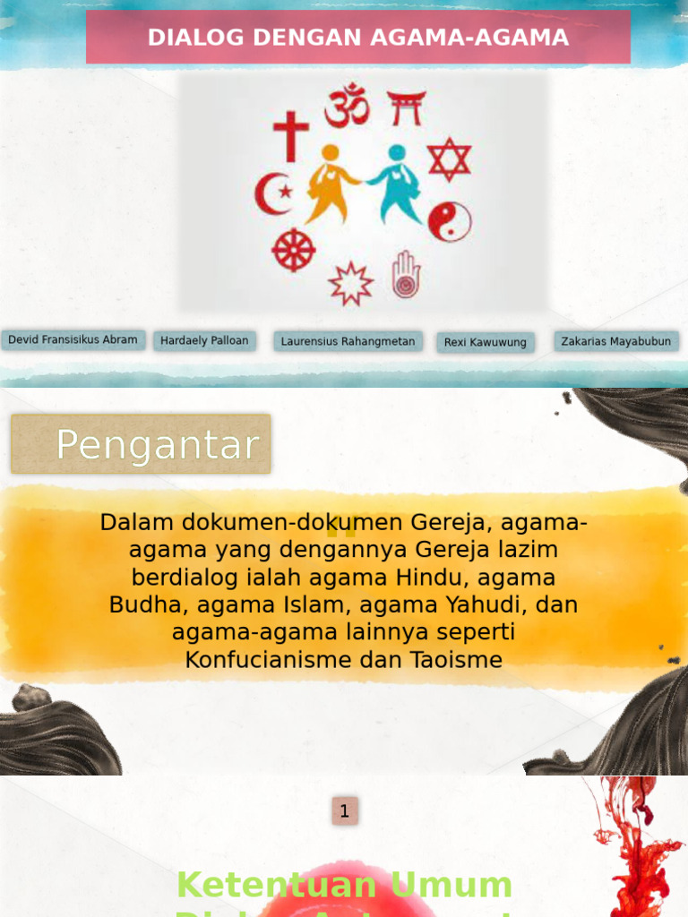 DIALOG AGAMA-AGAMA | PDF