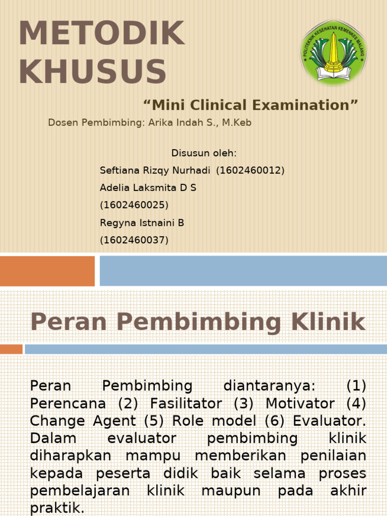 Kelompok 5 Mini Clinical Examination | PDF