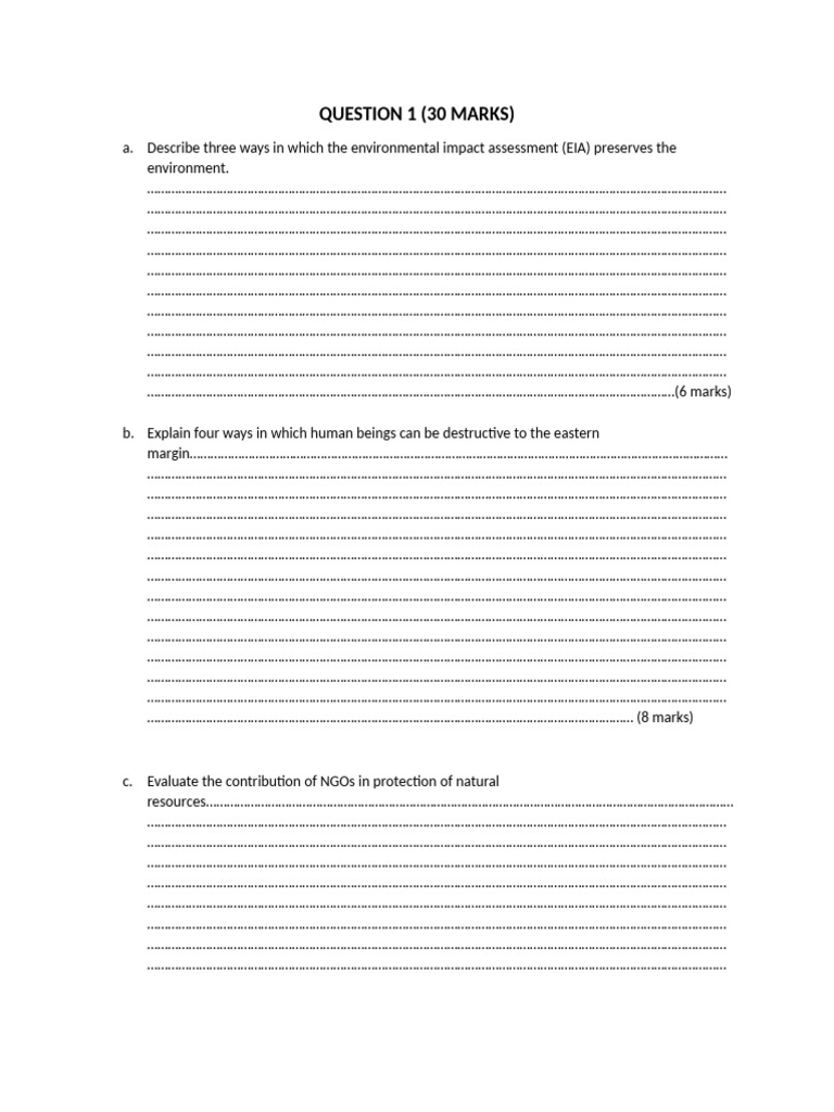 Social Studies Bgcse pp2 | PDF | Human Migration | Environmental Social ...