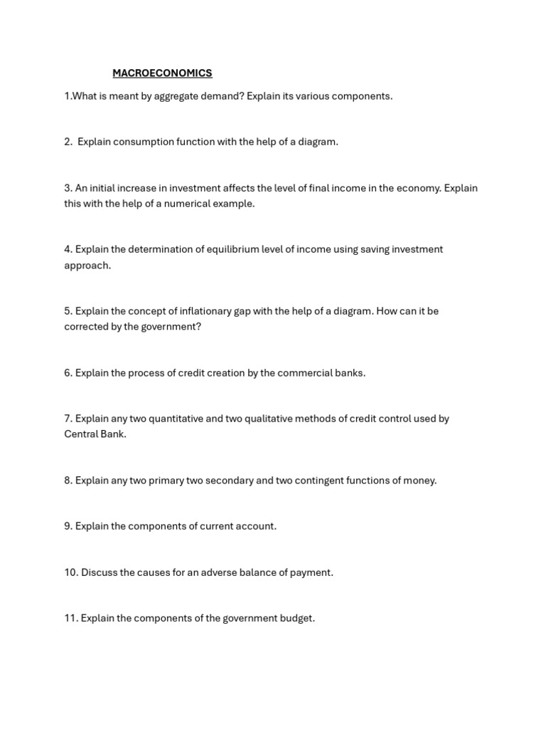 Macroeconomics Essentials Guide | PDF