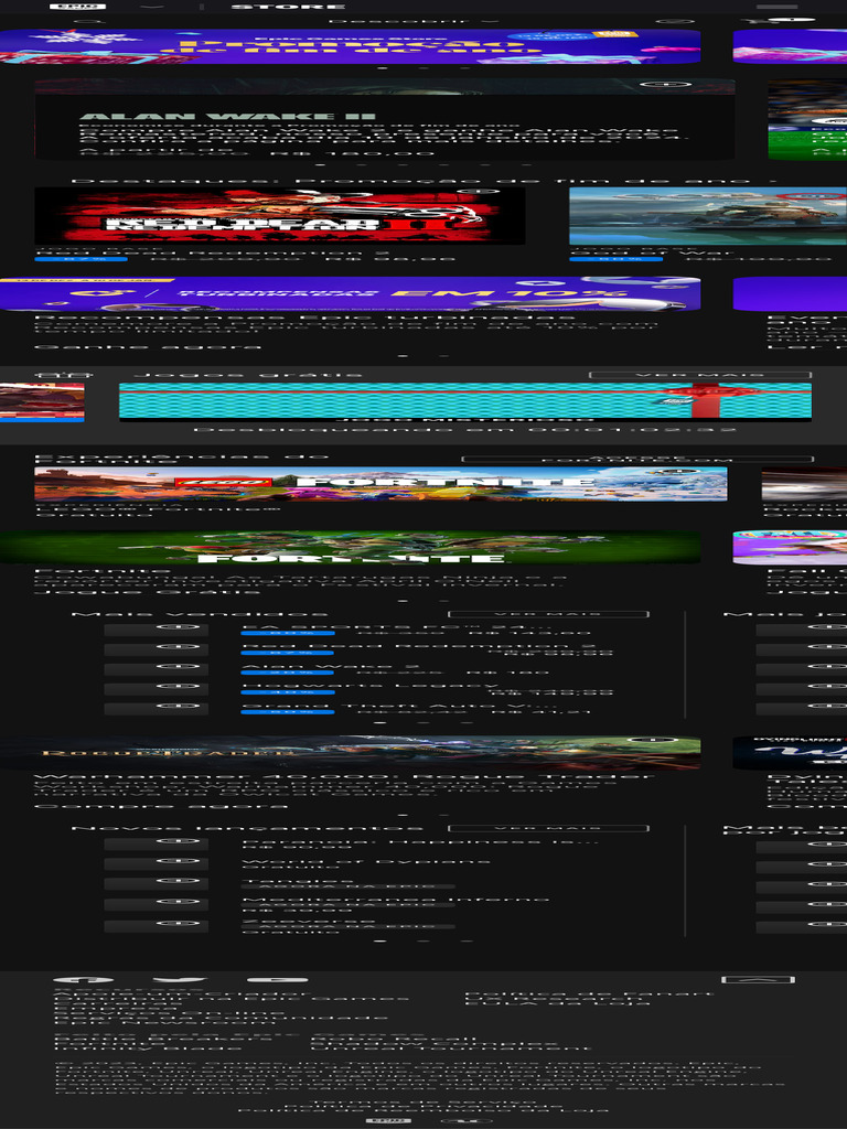Epic Games Store Baixe e Jogue Jogos Para PC, m… | PDF | Desenvolvimento de jogos de videogame ...