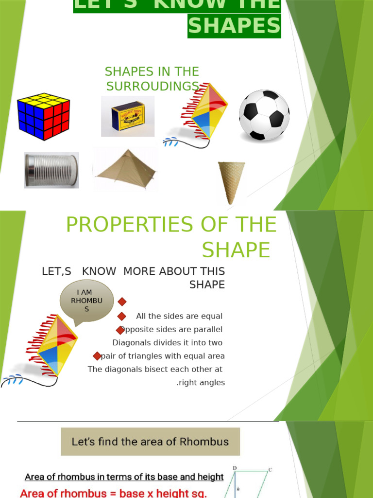 Let's Know The Shapes | PDF | Language Arts & Discipline | Art