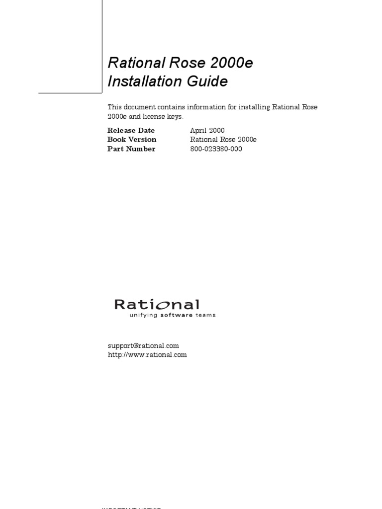 Rose Install | PDF