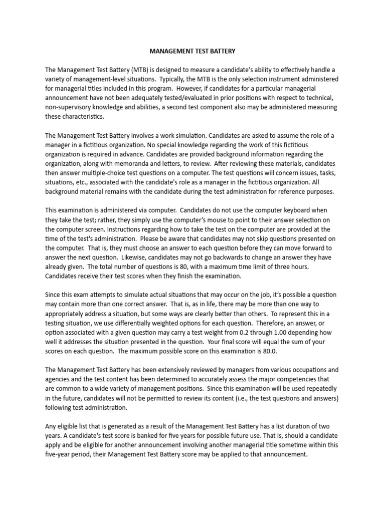 MTB Overview April 2024 | PDF | Leadership | Social Psychology