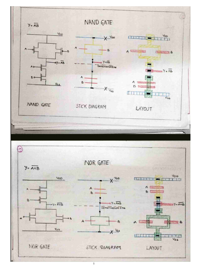 Nand, Nor in Cmos | PDF