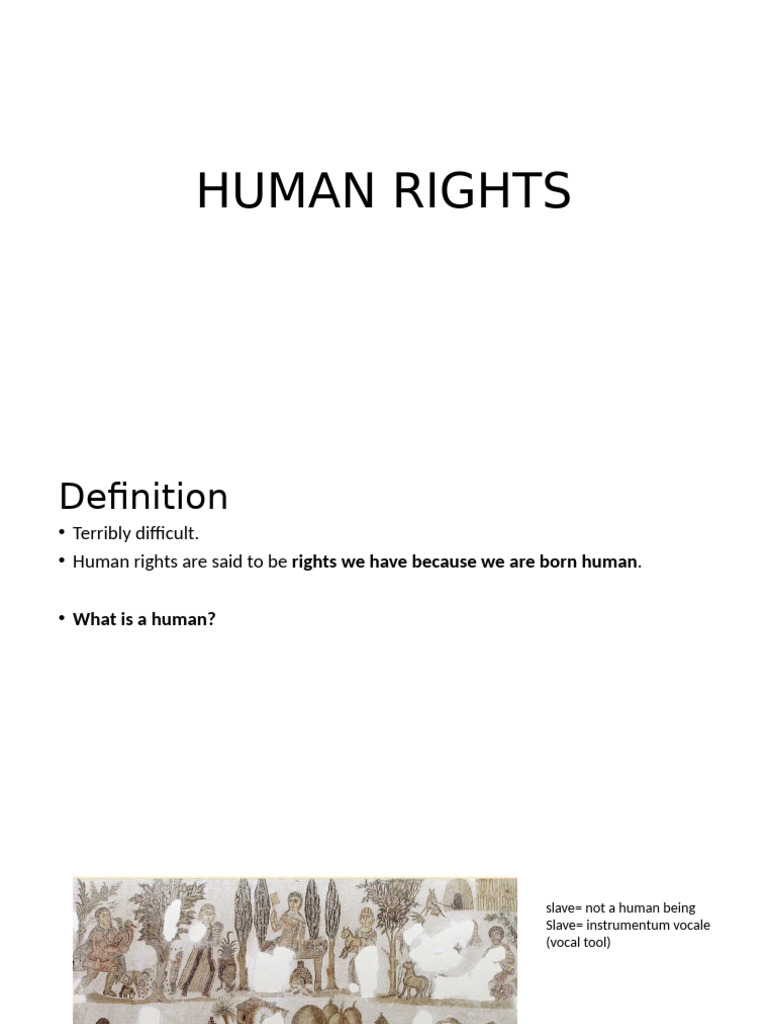 Human Rights Intro Lecture | PDF | Human Rights | Social Ethics