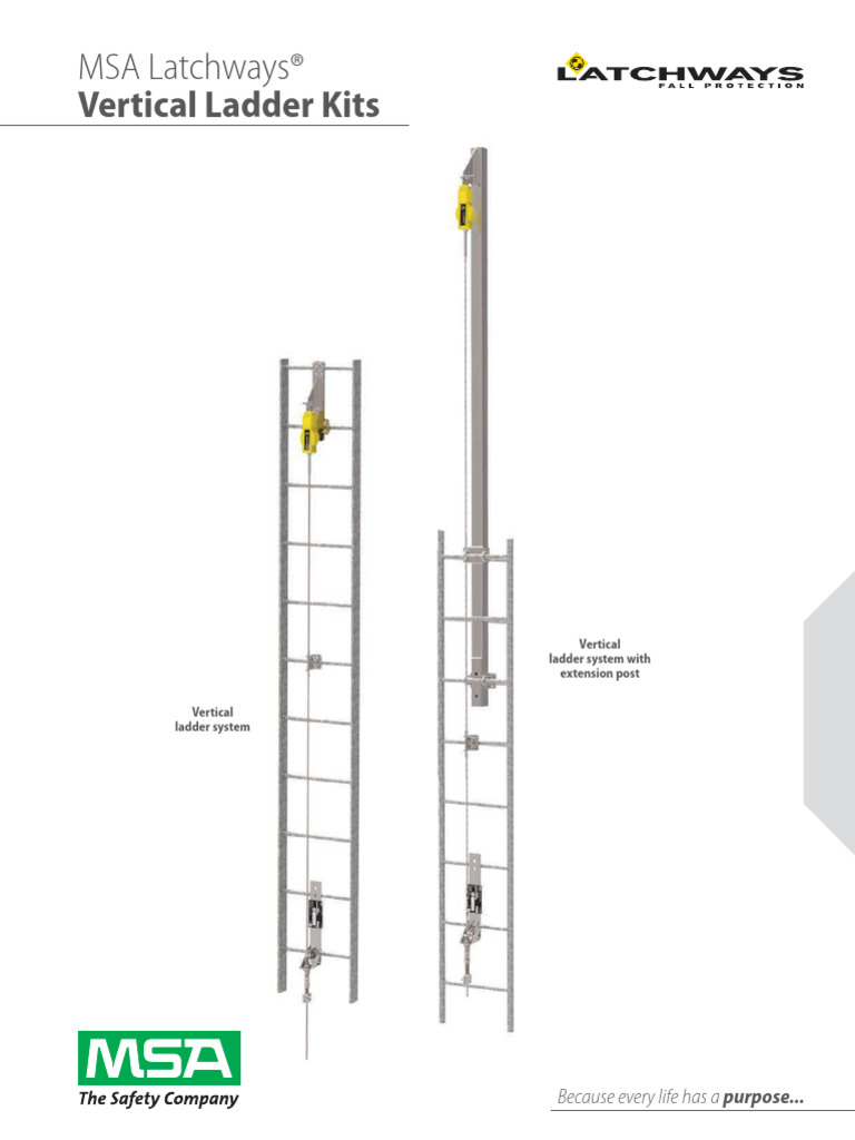 4600 065 MC - Latchways - Vertical Ladder Kits | PDF | Ladder ...