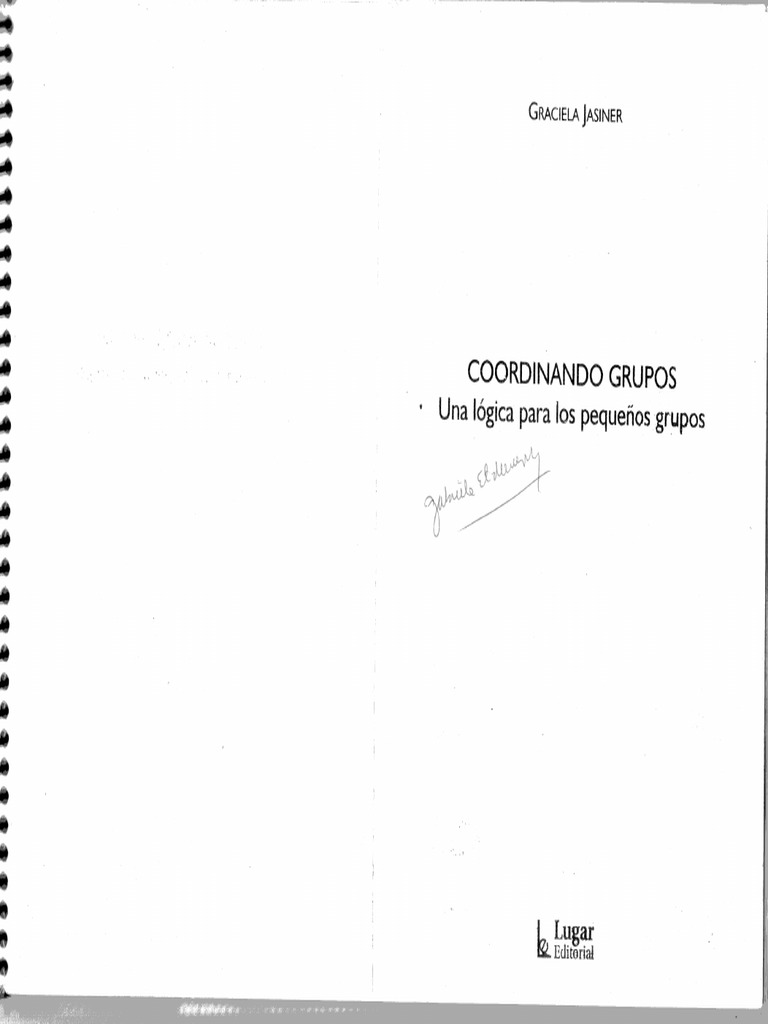 Coordinando Grupos G Jasiner | PDF