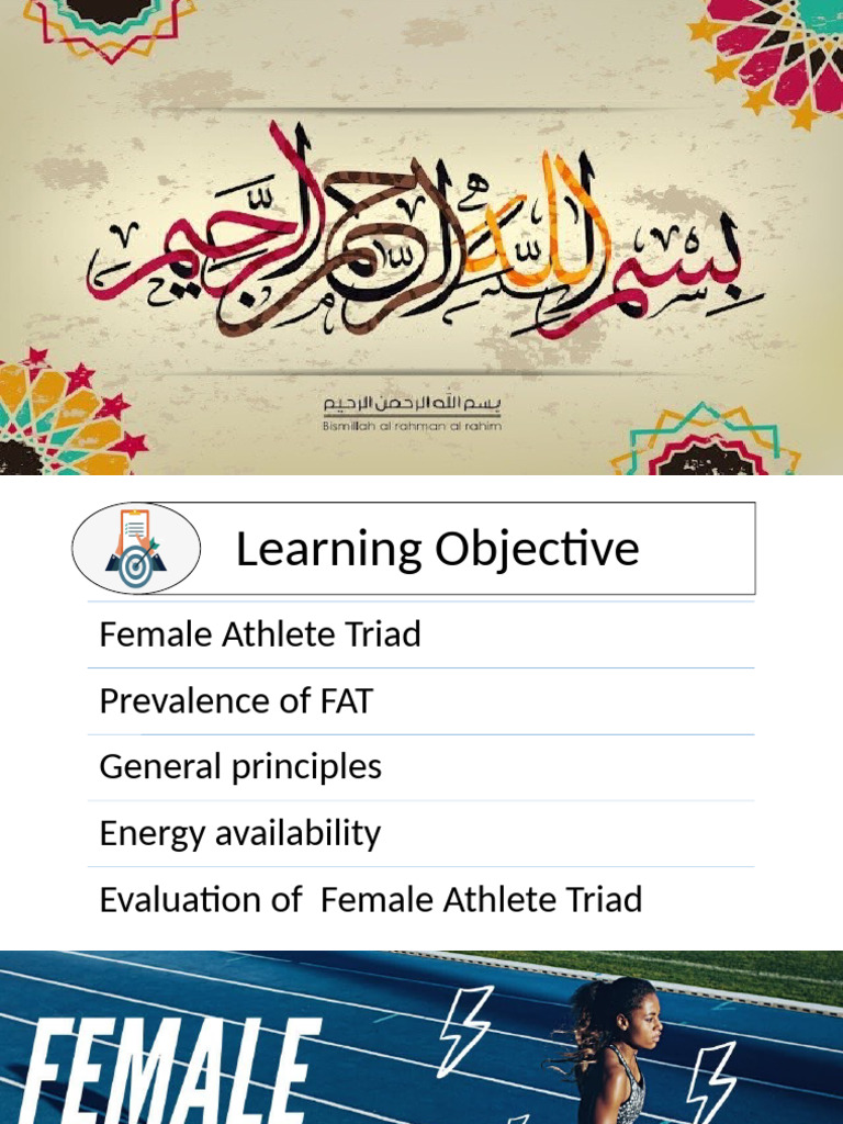 Understanding Female Athlete Triad | PDF | Eating | Anorexia Nervosa