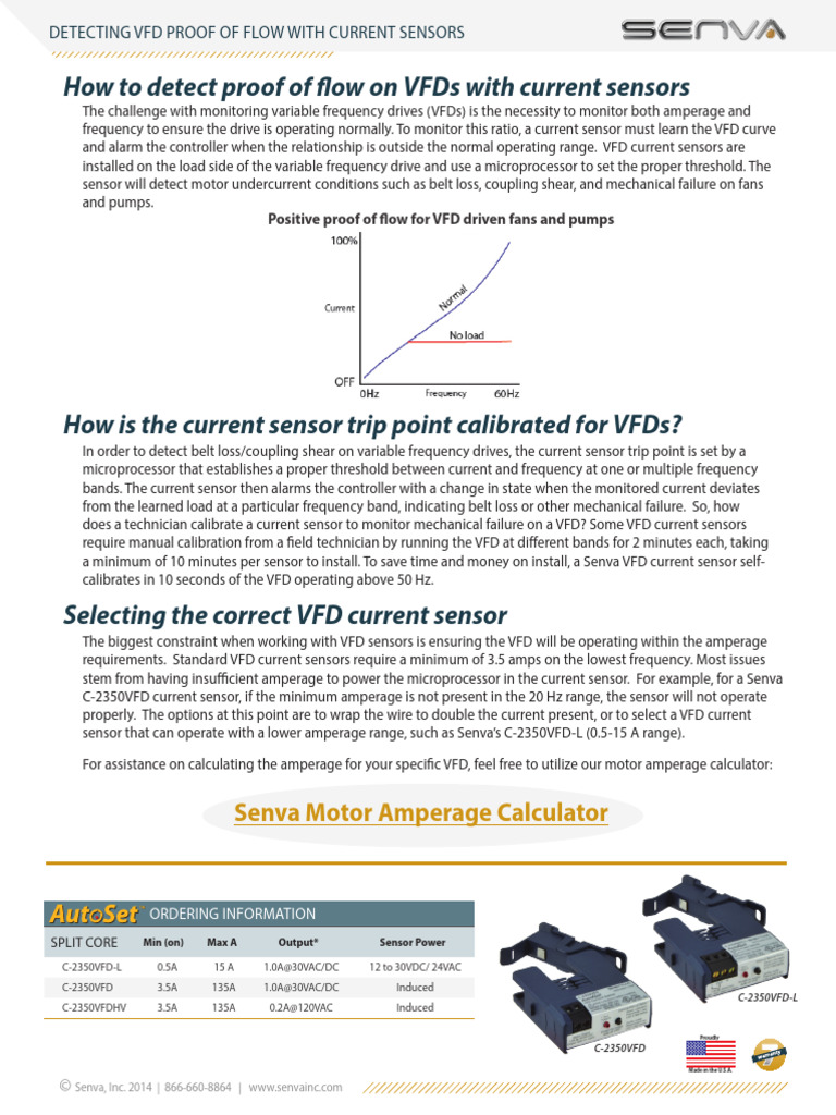 Choosing VFD Current Sensors | PDF | Equipment | Manufactured Goods