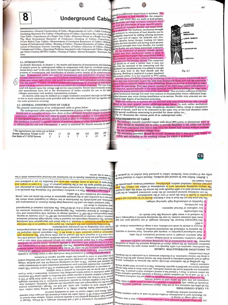 Underground Cables | PDF