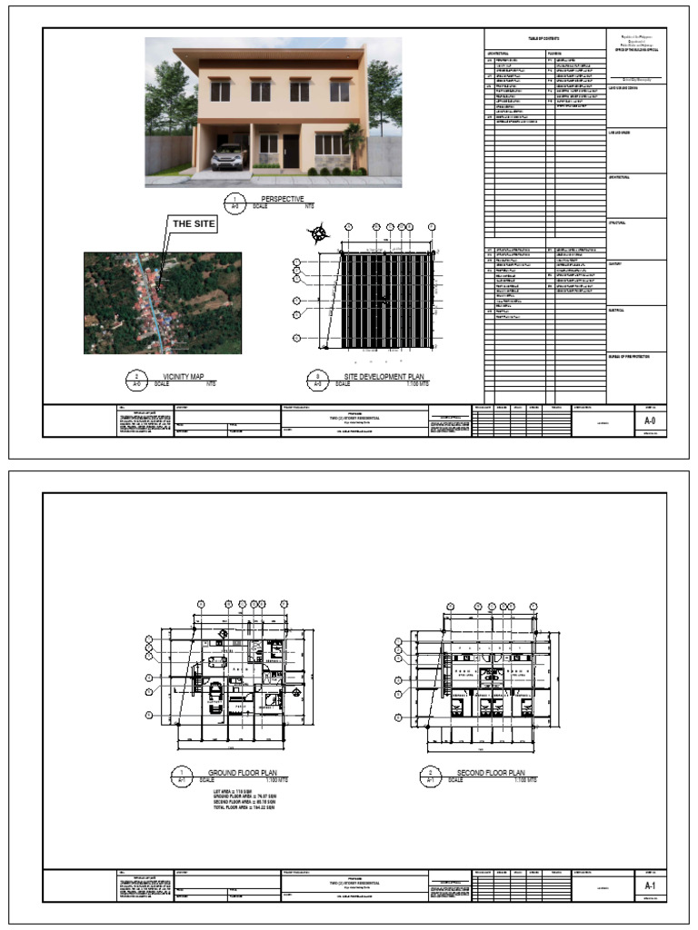 Ms. Alano (Building Permit Plan) | PDF | Civil Engineering | Buildings And Structures