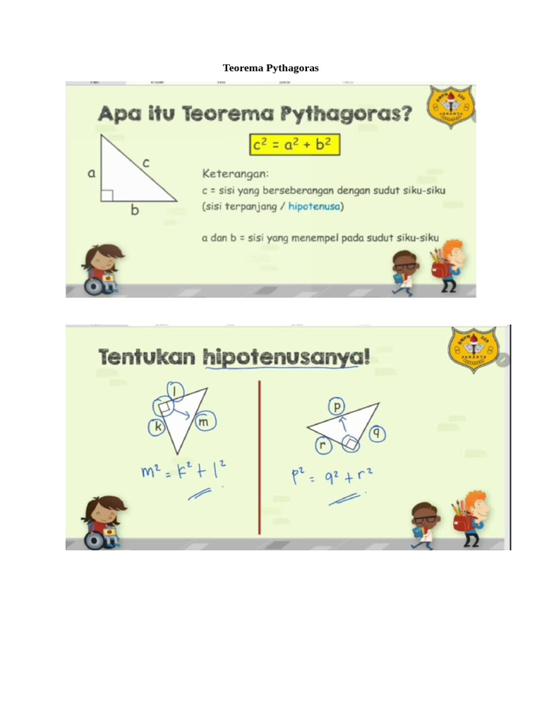 Teorema Pythagoras | PDF